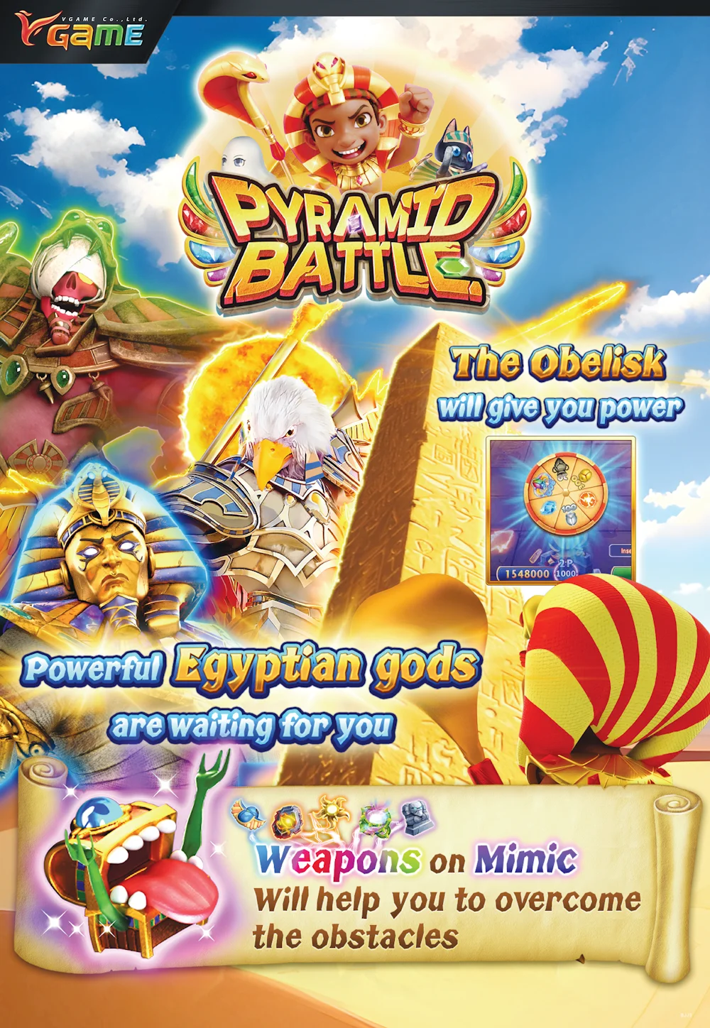 Pyramid Battle A New Egyptian Shooter! A 4-player Game For Fish ...