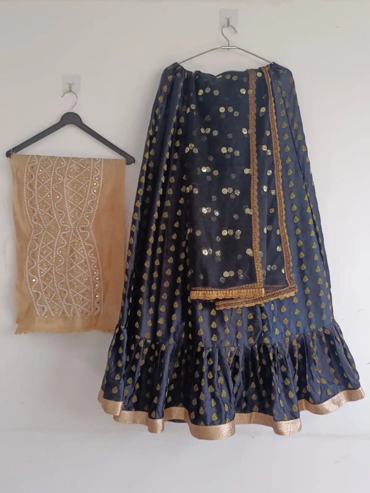 Trendy Pakistani Style Heavy Kasturi Silk Lehenga Choli