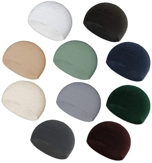 Kufi Hats For Men Muslim Clothes For Men,%100 Breathable Skull Beanie ...