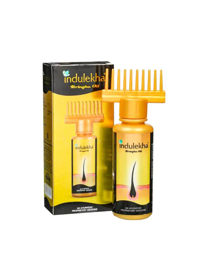 Indulekha Bringha Oil,Reduces Hair Fall And Grows New Hair,100% Ayurvedic Oil Hair Oil (100 Ml ...