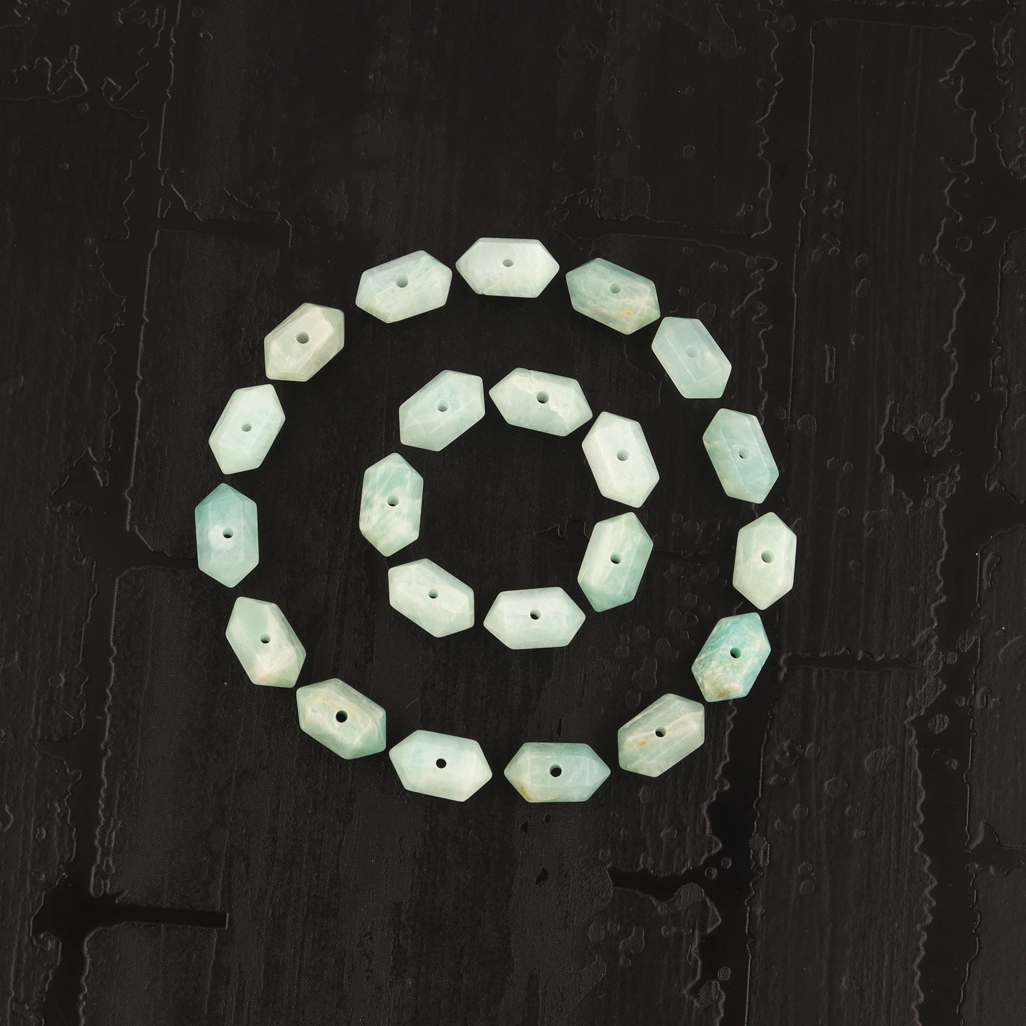 Natural Amazonite 6x12mm Bullet Shape Double Pointed Drilled Loose ...