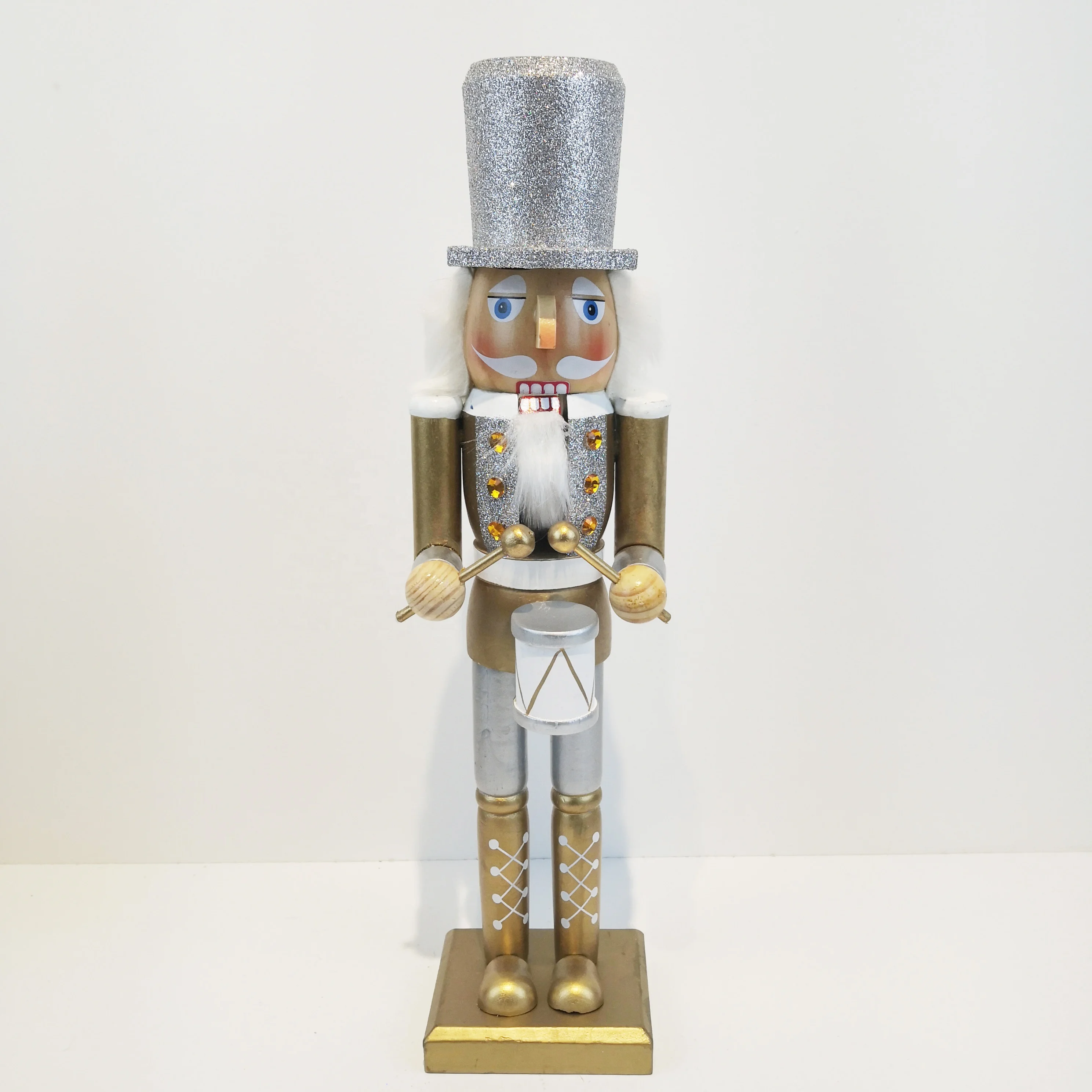 Decorative 36cm Wood Christmas Soldier Nutcracker Christmas Nutcracker ...