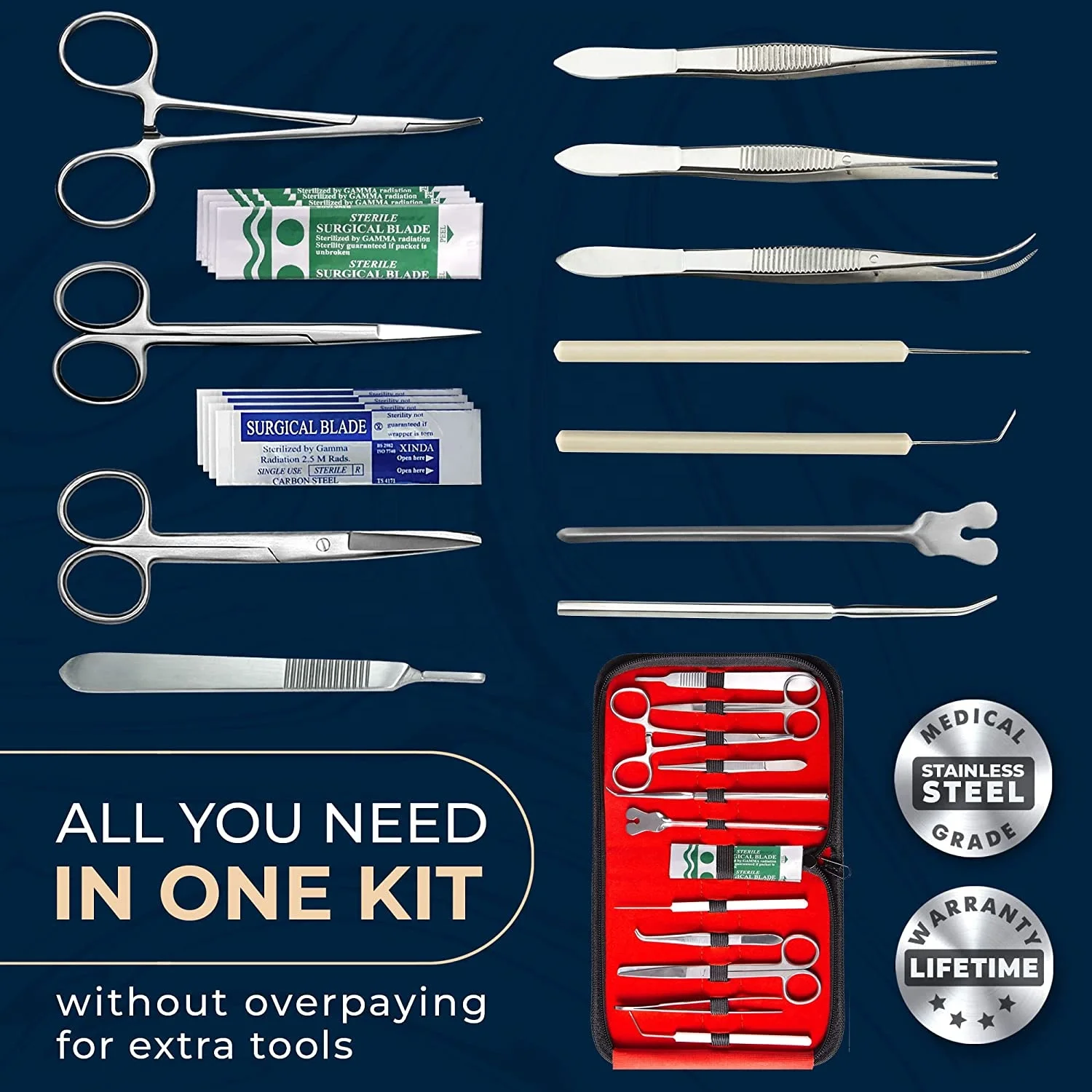 Advanced Dissection Kit - High-Quality Surgical Tools