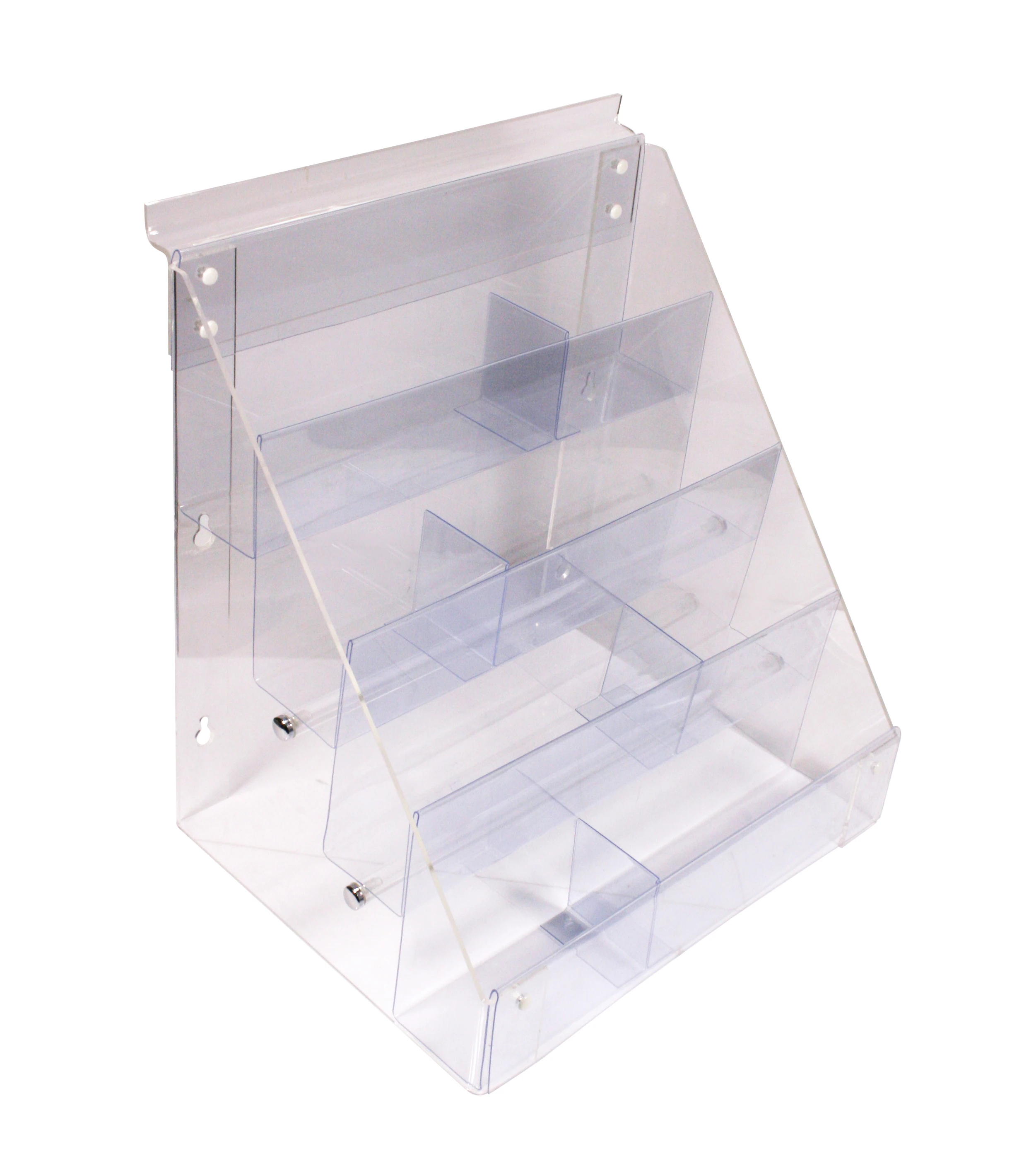 Acrylic Slatwall Display Diy Wall Mount Pocket Stand Rack - Buy Wall ...