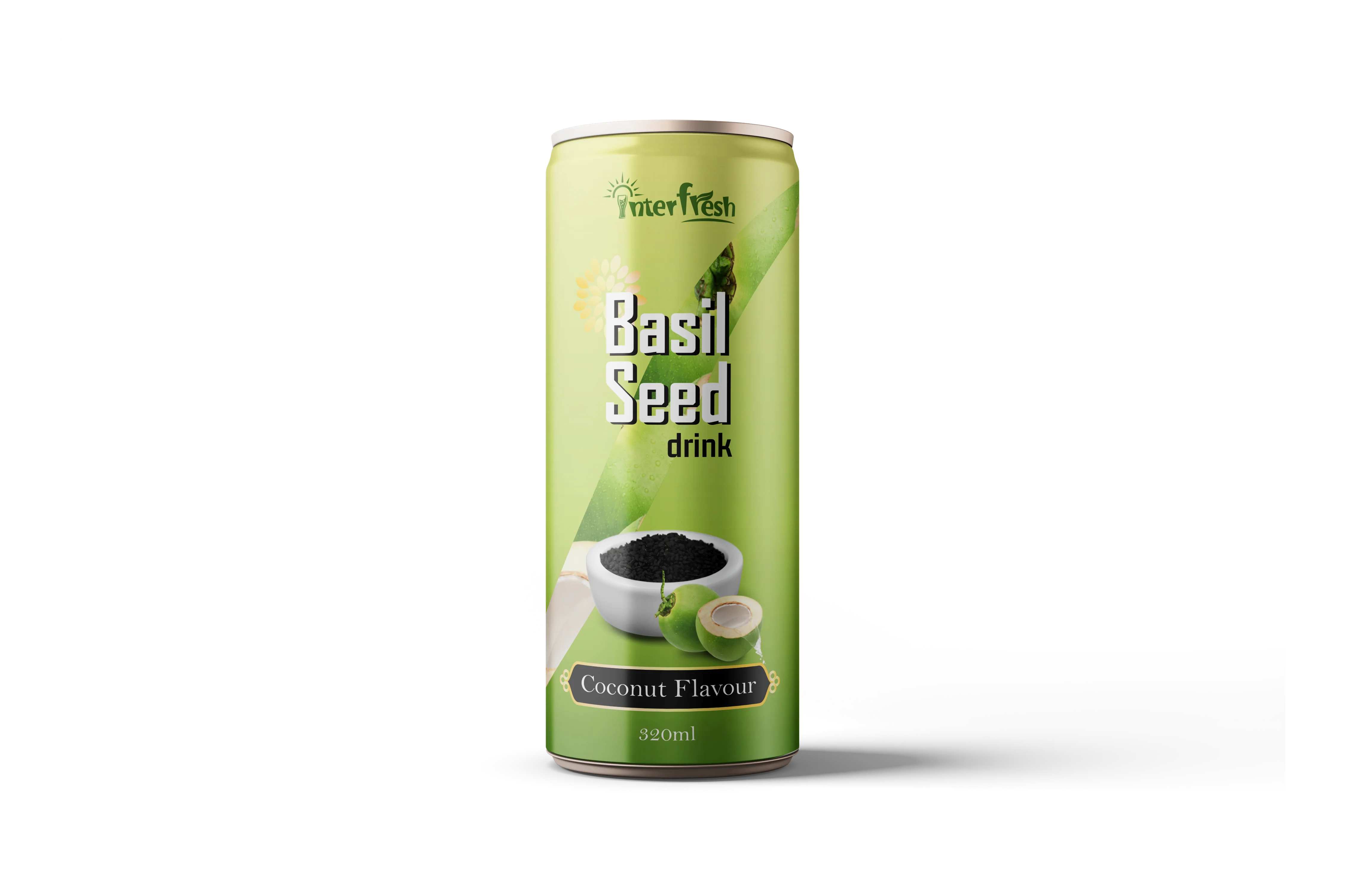 Vietnam Interfresh Basil Seed Drink With Coconut Juice 320ml Oem Odm Factory Wholesale Factory ...