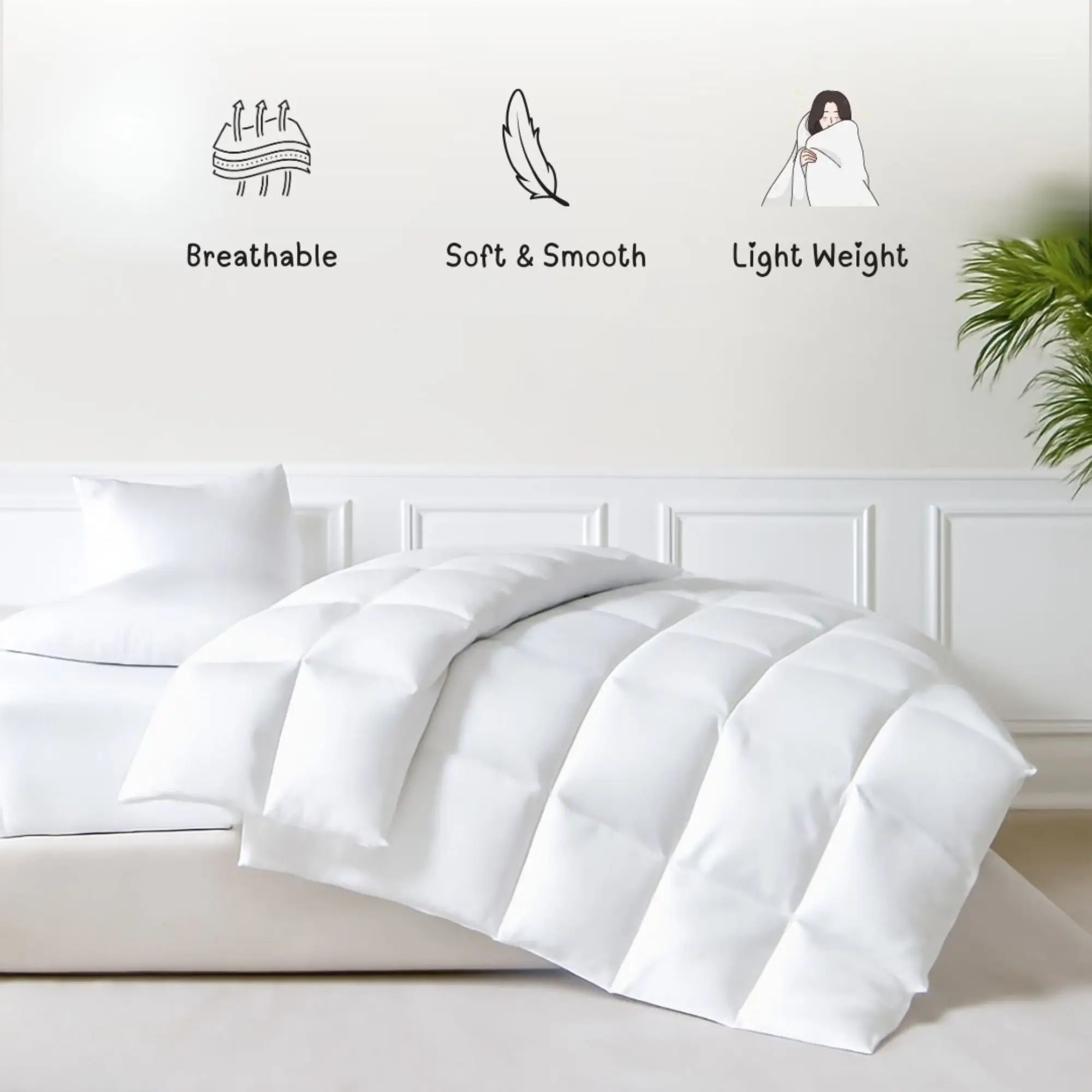 Duvet insert Comforter Microfiber Filling Duvet, Hotel Quilt ...
