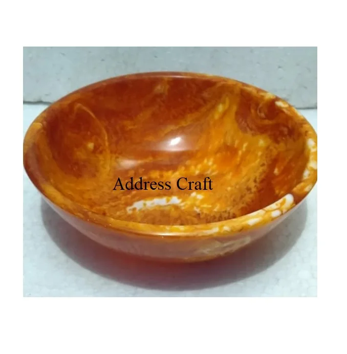 Factory Wholesale Epoxy Resin Serving Bowl Dinnerware Set Handmade ...