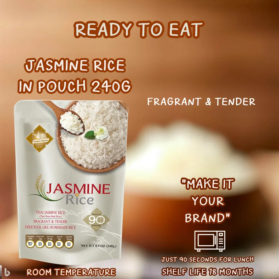 Wholesale Healthy Ready To Eat - Thai Jasmine Rice Pack In Pouch 240g ...