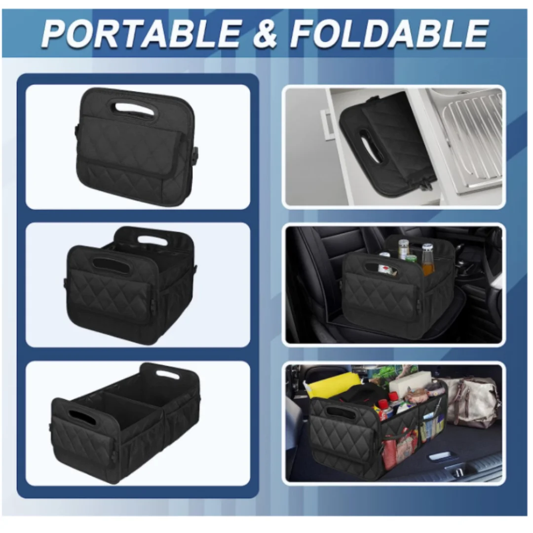 Car Trunk Organizer For Suv,Car Organizers And Storage With 6 Big ...