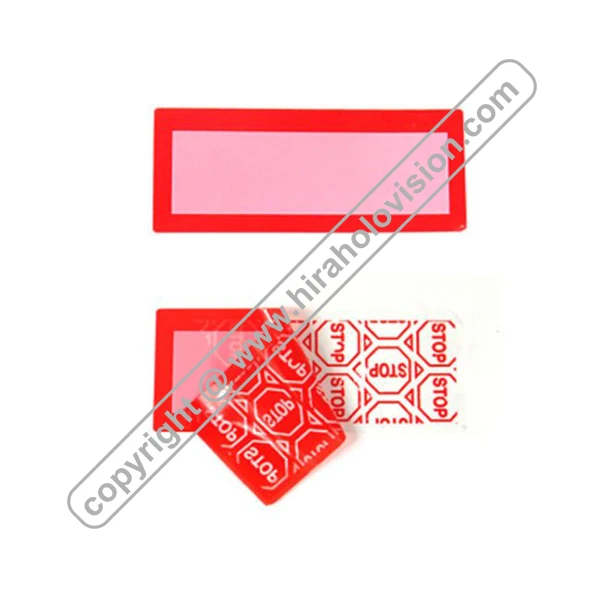 Custom Tamper Stickers Tamper Seal Stickers Food Self Destructive ...