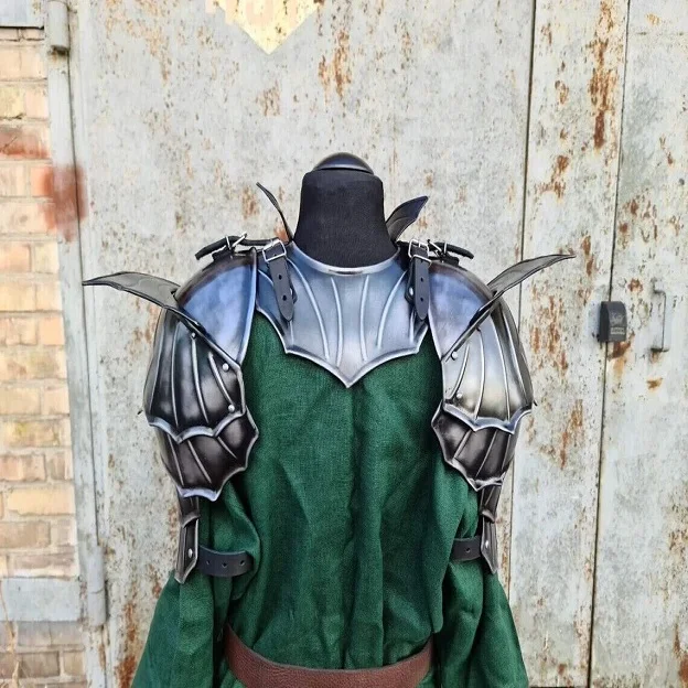 New Medieval Gothic Warrior Shoulders Armor, Pair of Pauldrons and ...