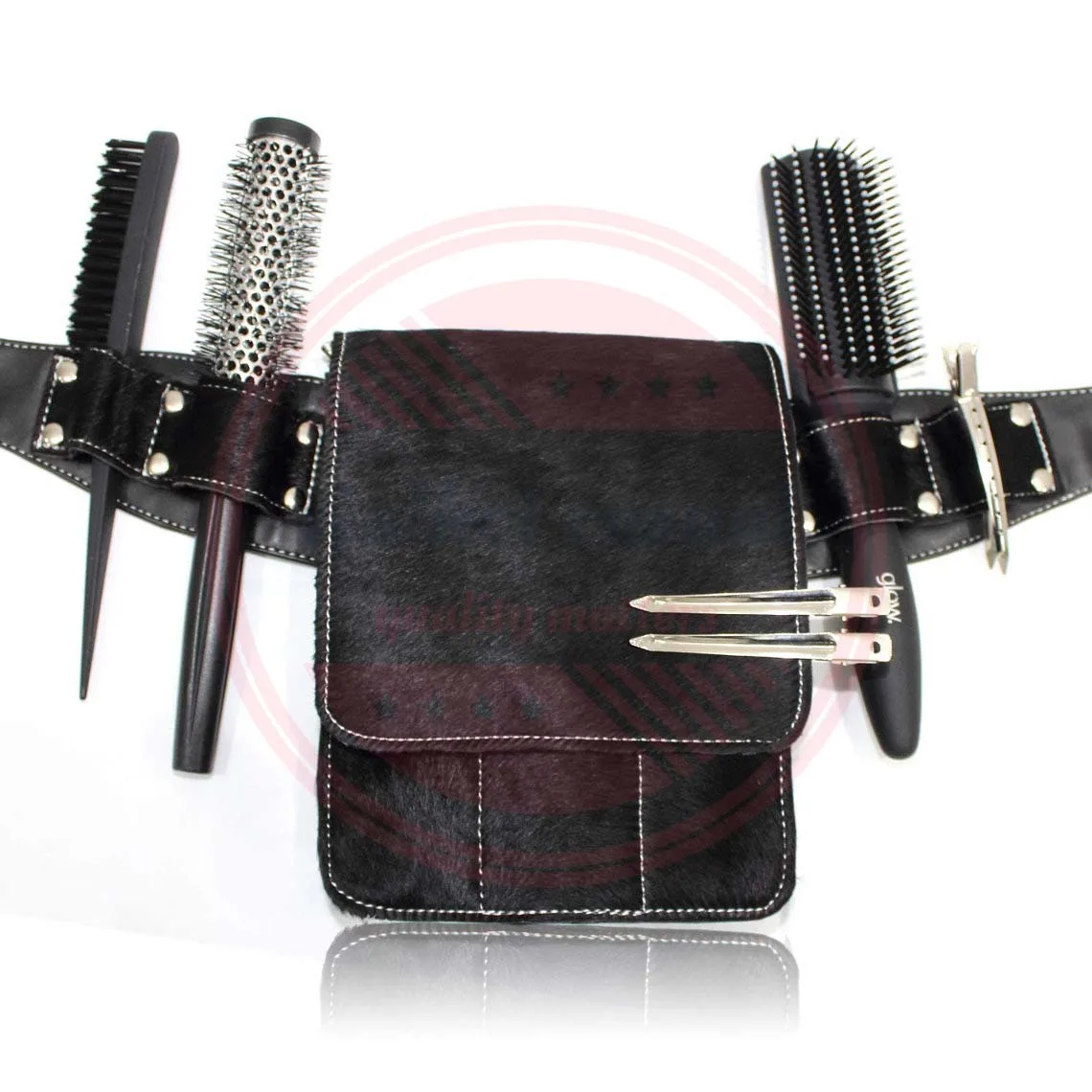 Hair Scissor Holster Barber Pouch-Waist Shoulder Belt for Hairdressers ...