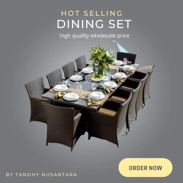 Modern Luxury Design Restaurant Set Wooden Teak Dining Set For ...