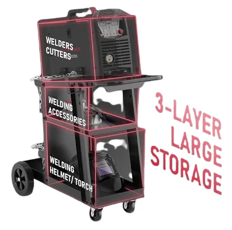Wholesale Three Layer Welding Cart For Tig Mig Welder And Plasma Cutter ...