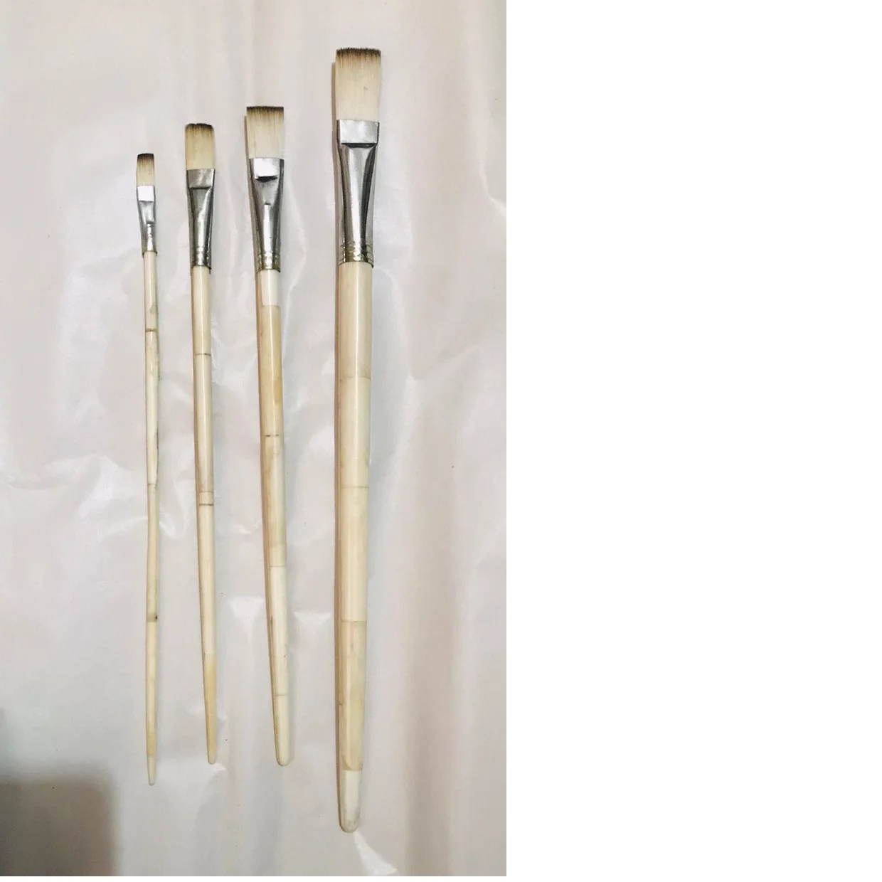 Custom Made Hand Made Bone Paint Brushes for Artists