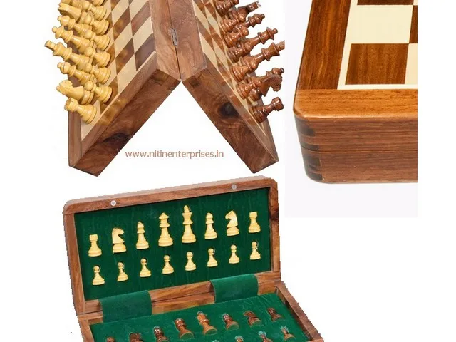 Top Selling Premium Quality Folding Magnetic Chess Set with Magnetic ...