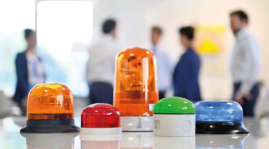 115db Sound Light Alarm With IP65 For Industrial, Aluminum Alloy And