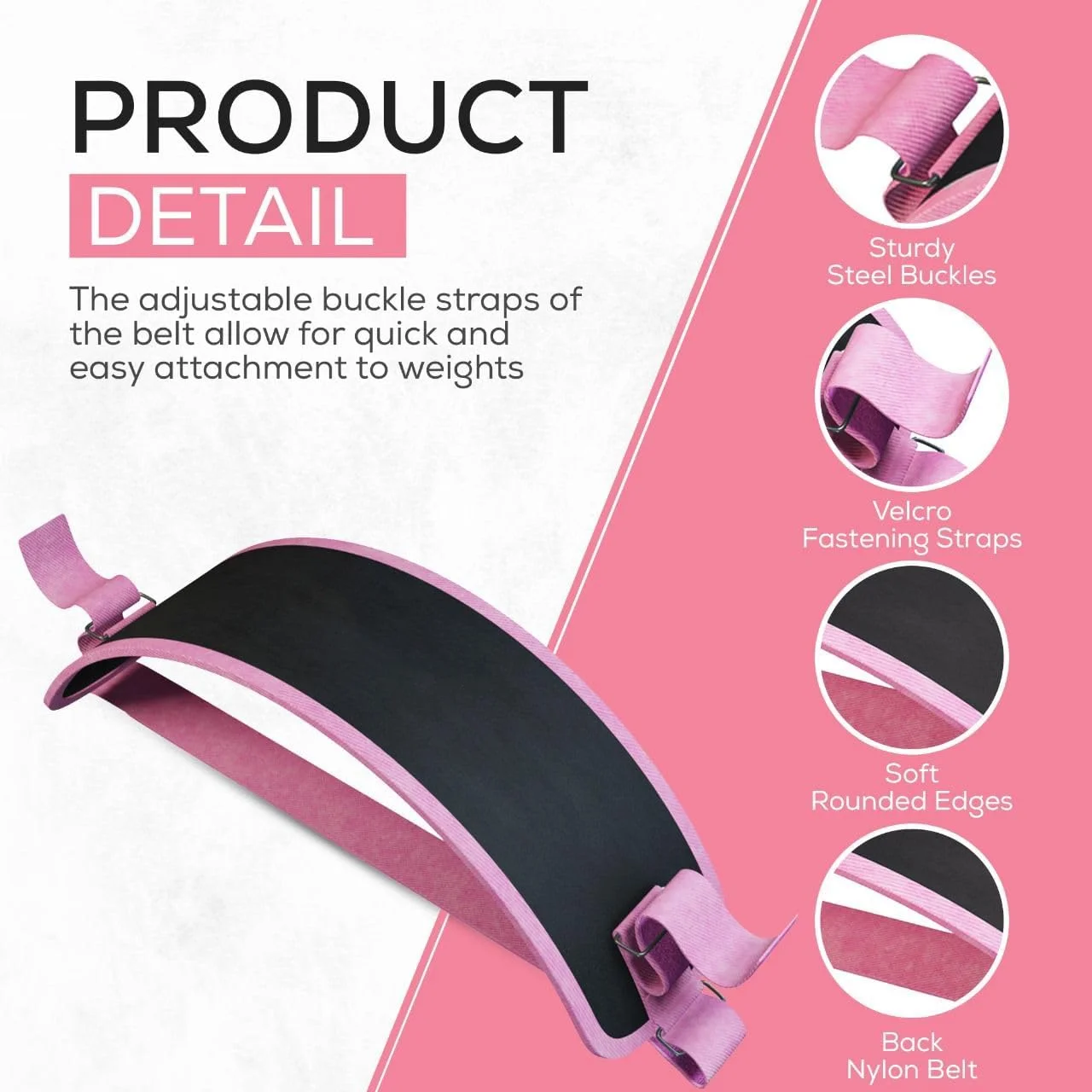 Bella Booty Exercise Hip Thrust Belt Gym Fitness Wear Training ...