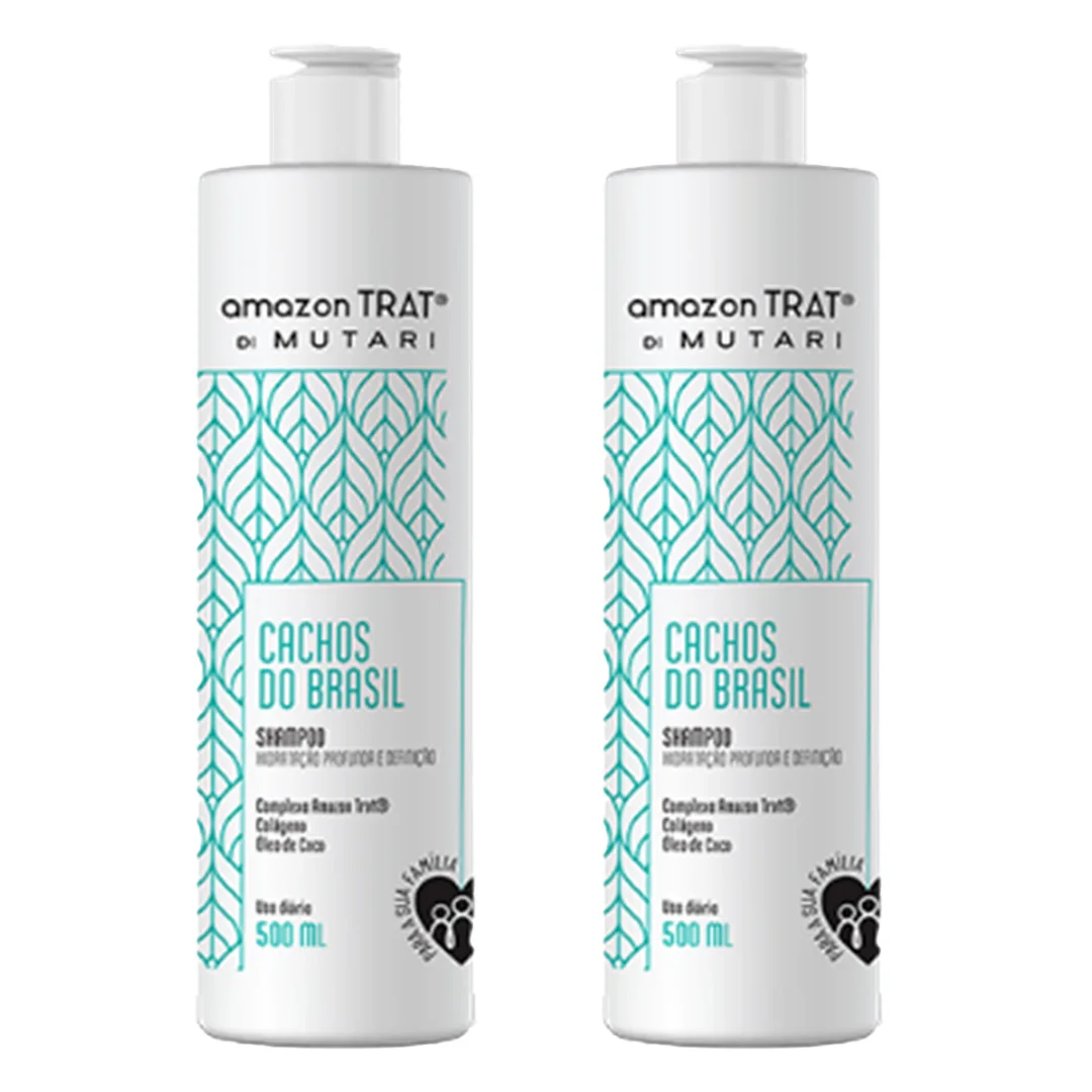 Curls Of Brazil Amazon Trat 500ml Shampoo - Formulated With Gentle ...