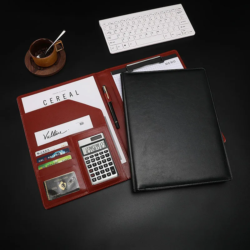 A4 Leather File/portfolio Folder - Multi-Functional & Stylish