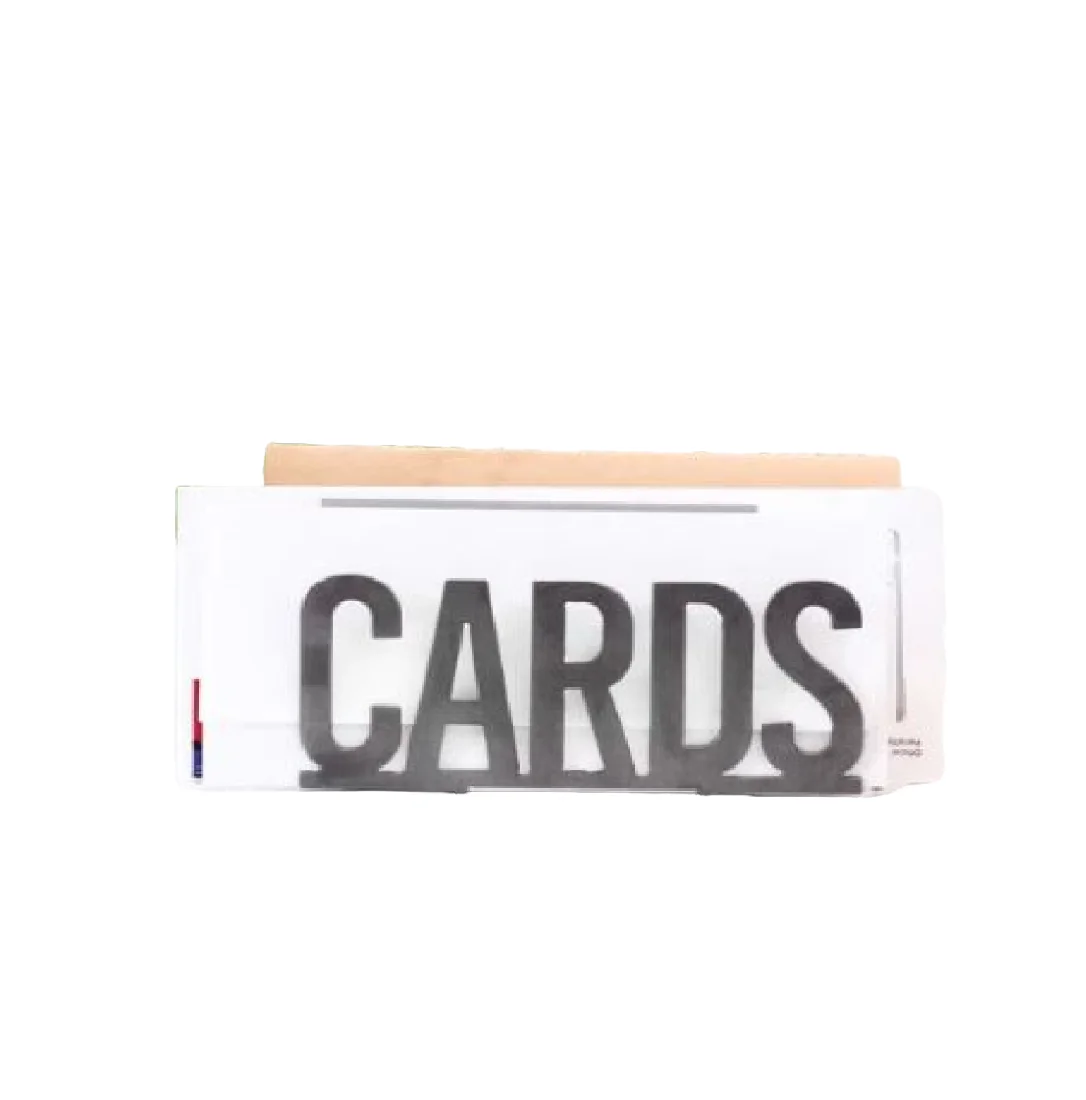 Trending Design Grey Color Card Stand Table Decoration Metal Card Stand ...
