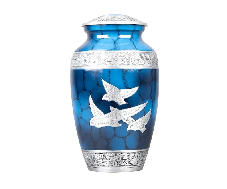 Elite Classic Cremation Urn For Human Ashes Solid Peaceful Dove Adult ...