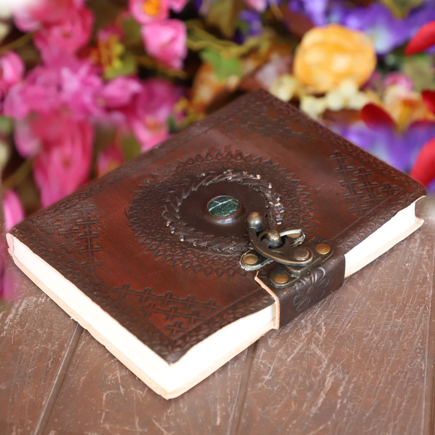 Cottage Handicraft,Hand-made Paper Vintage Journal With One Stone- 4096 ...