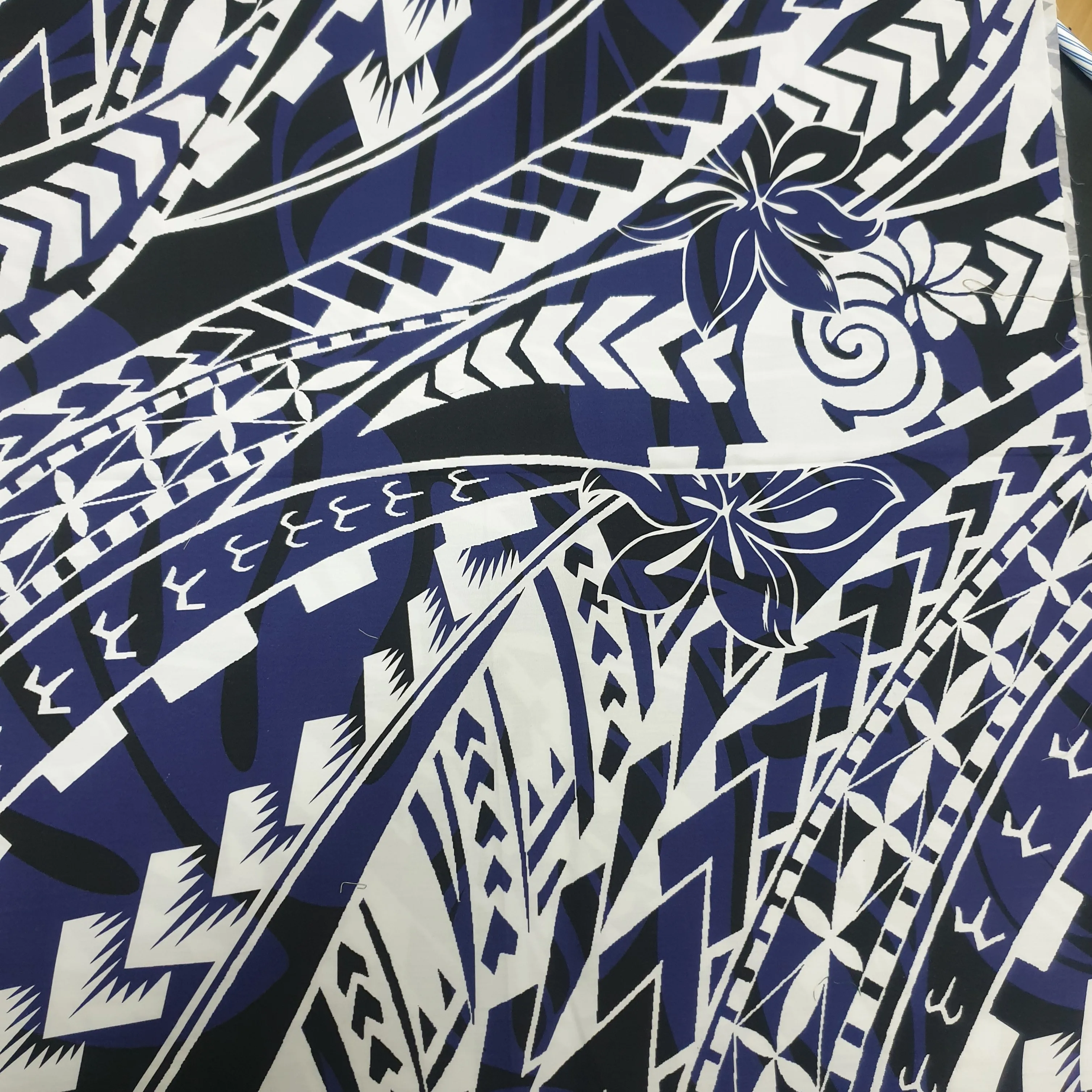 Fantastic New Samoan Tattoo Polynesian Print on 40*40 Cotton With ...