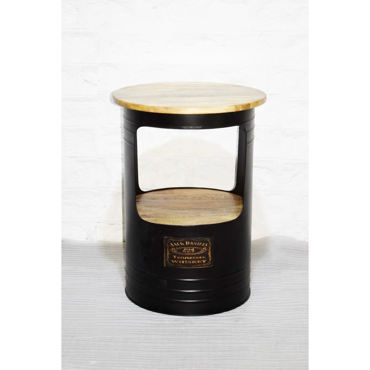 Luxury Modern Reclaimed Recycled Oil Barrel Bar Tables Durable High for ...