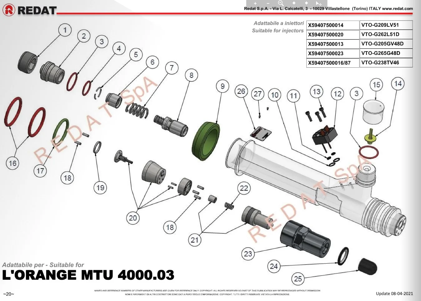 Professional Diesel Fuel Injection Test Bench Adapter Kit Made In Italy ...