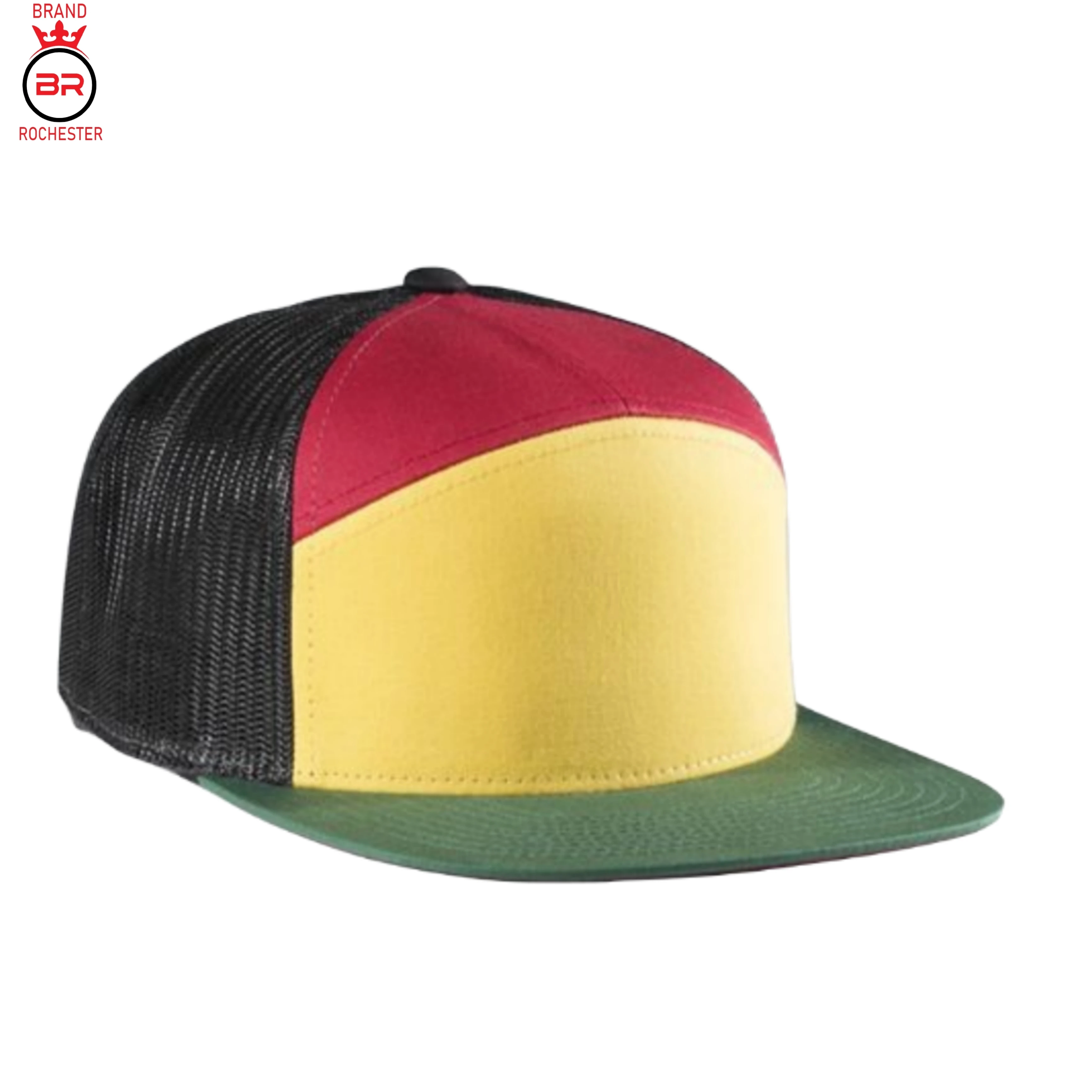 New Custom 7 Panel Trucker Cap Mesh Trucker Cap Your Own Embroidery ...