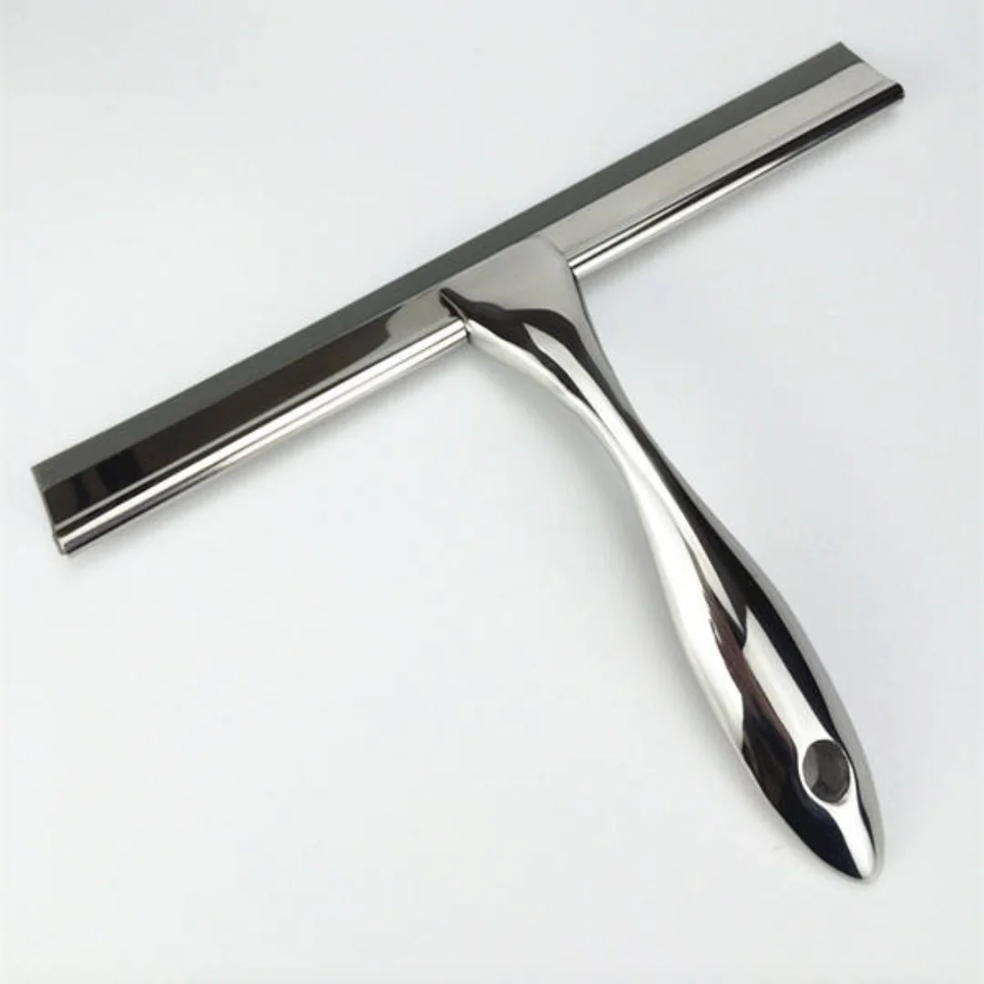 All-purpose Stainless Steel Shower Squeegee For Shower Doors With 2 ...