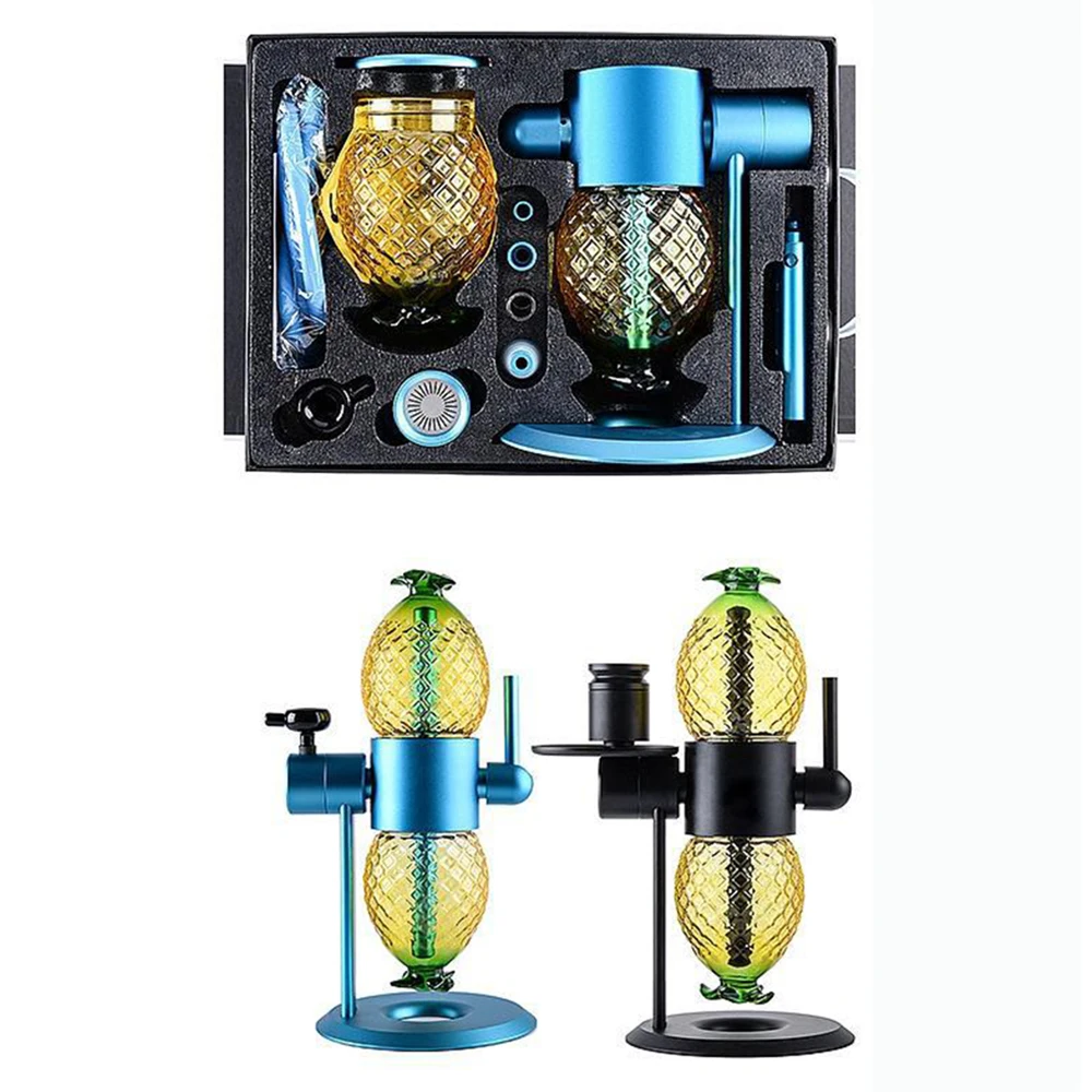 Anho Premium Pineapple Gravity Hookah Glass Bottle Shisha Set 360 ...