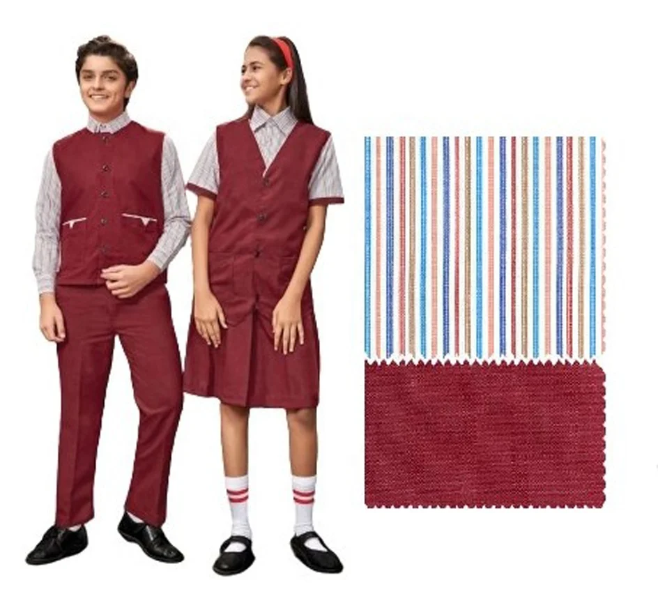 Branded Quality School Uniform Fabric Durable And Comfortable Material ...