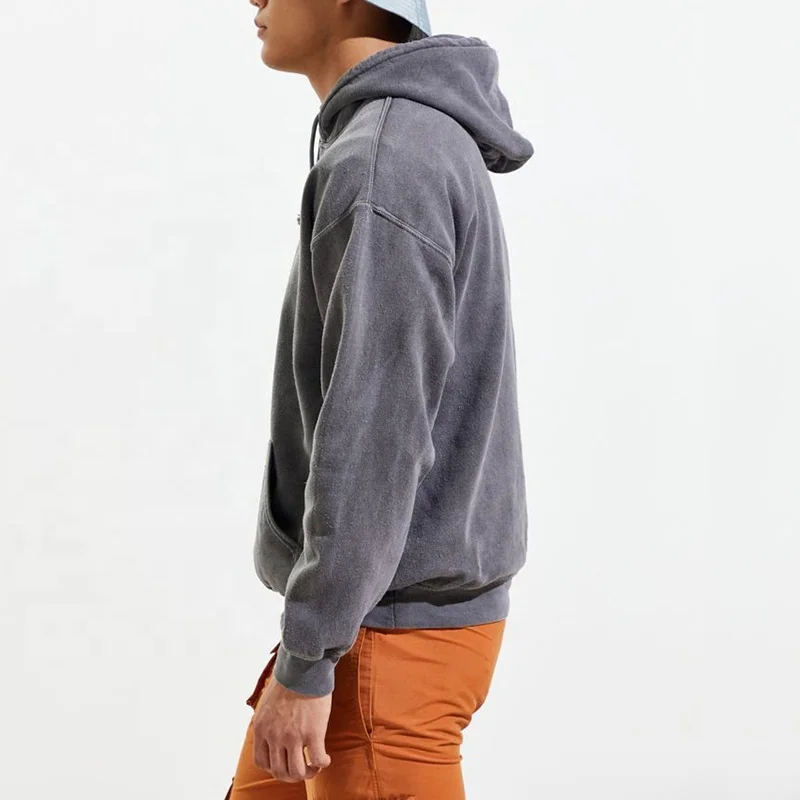 480 Gsm 100% Cotton Plain Essentials Hoodie Men's Heavyweight Hoodie Oversized Sweatshirt Men ...