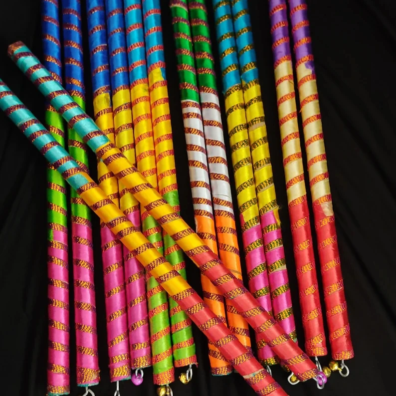 Dandiya Sticks Pairs for Garba Celebrations - Style Jaipur