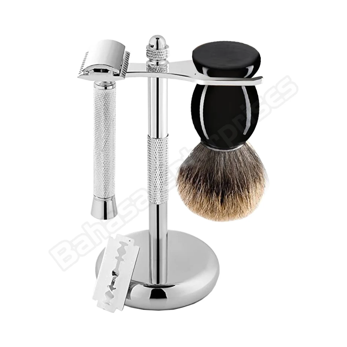 Men's Shaving & Grooming Manual Set Professional Badger Hair Shaving ...