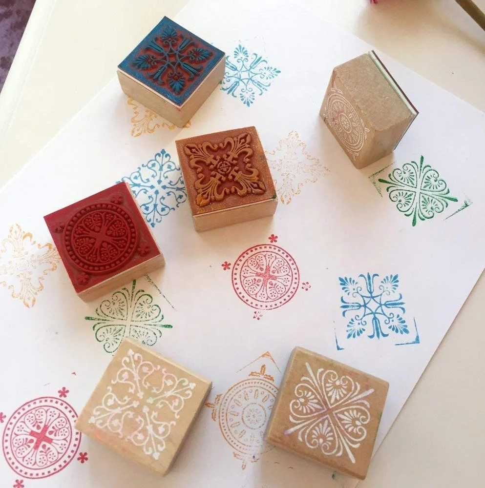 Customized Wooden Rubber Stamps - Perfect for Projects