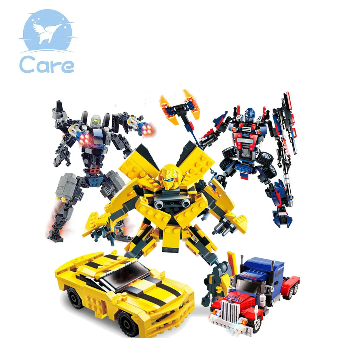 Building Block Sets Robot Super Racing Car Model Puzzle Toy Block Sets ...