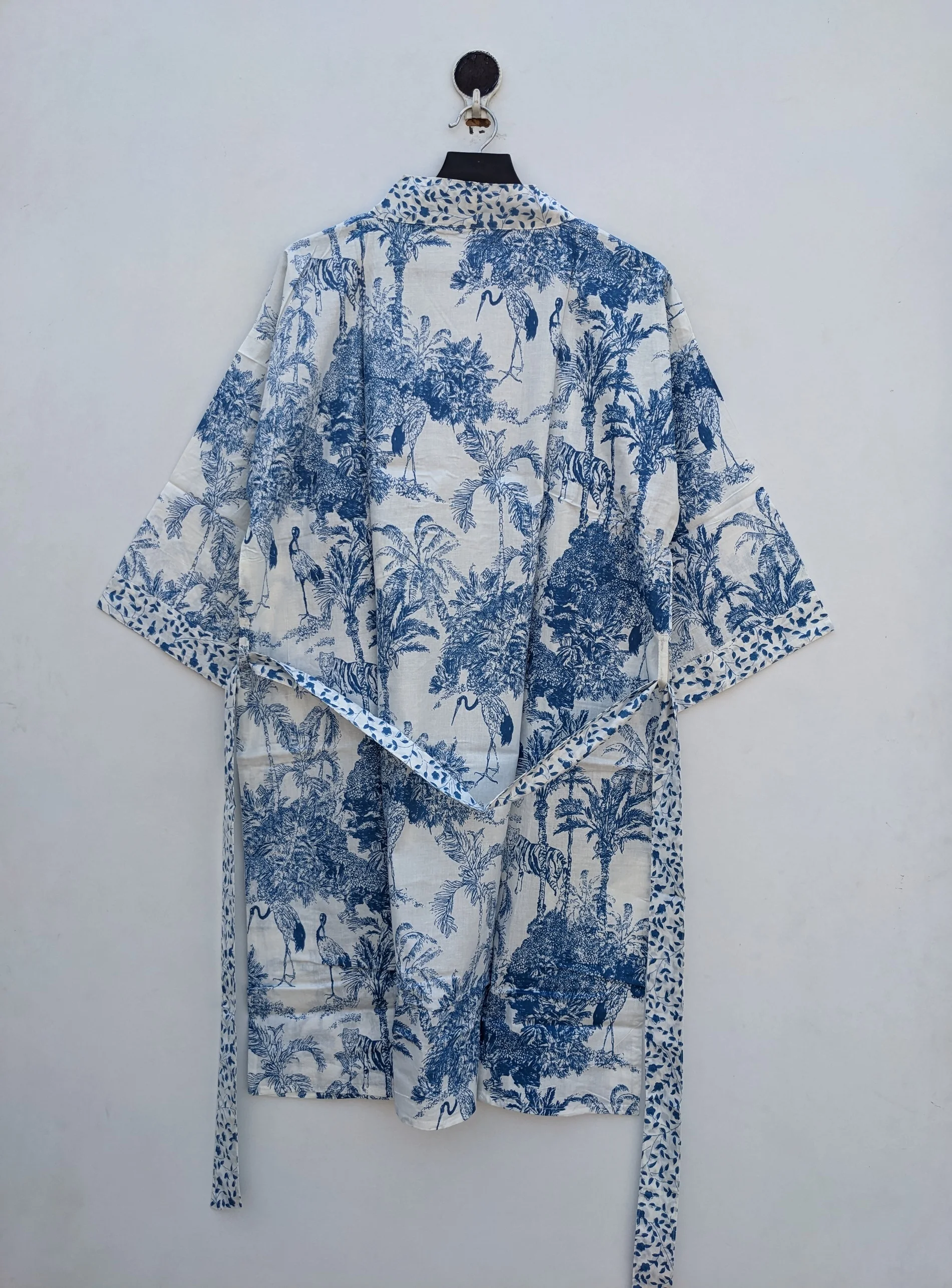 Bohemian Style Cotton Bath Robe - Quick Dry & Comfortable