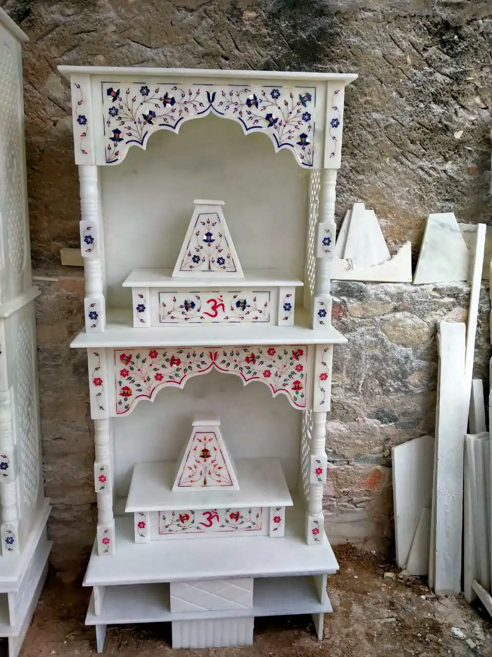 Custom Made Marble Temples for Home and Office Resale