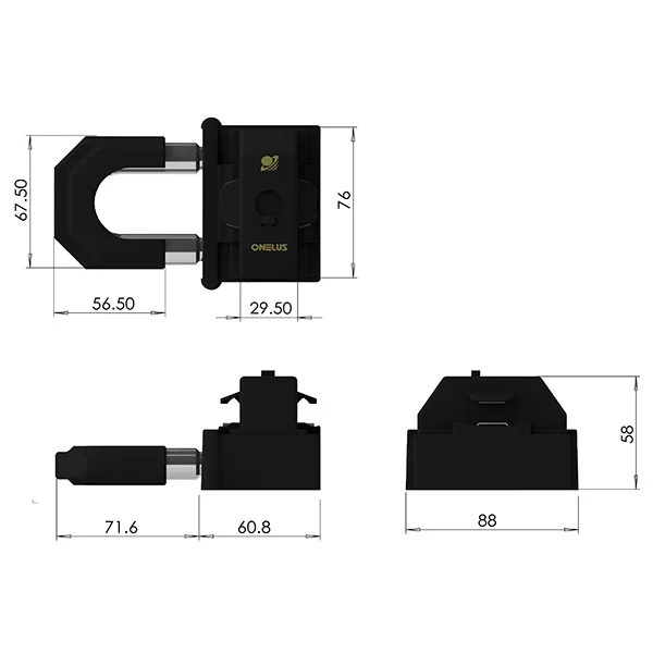 ONELUS Gear Shift Lock - Secure Your Vehicle in Parking Lots