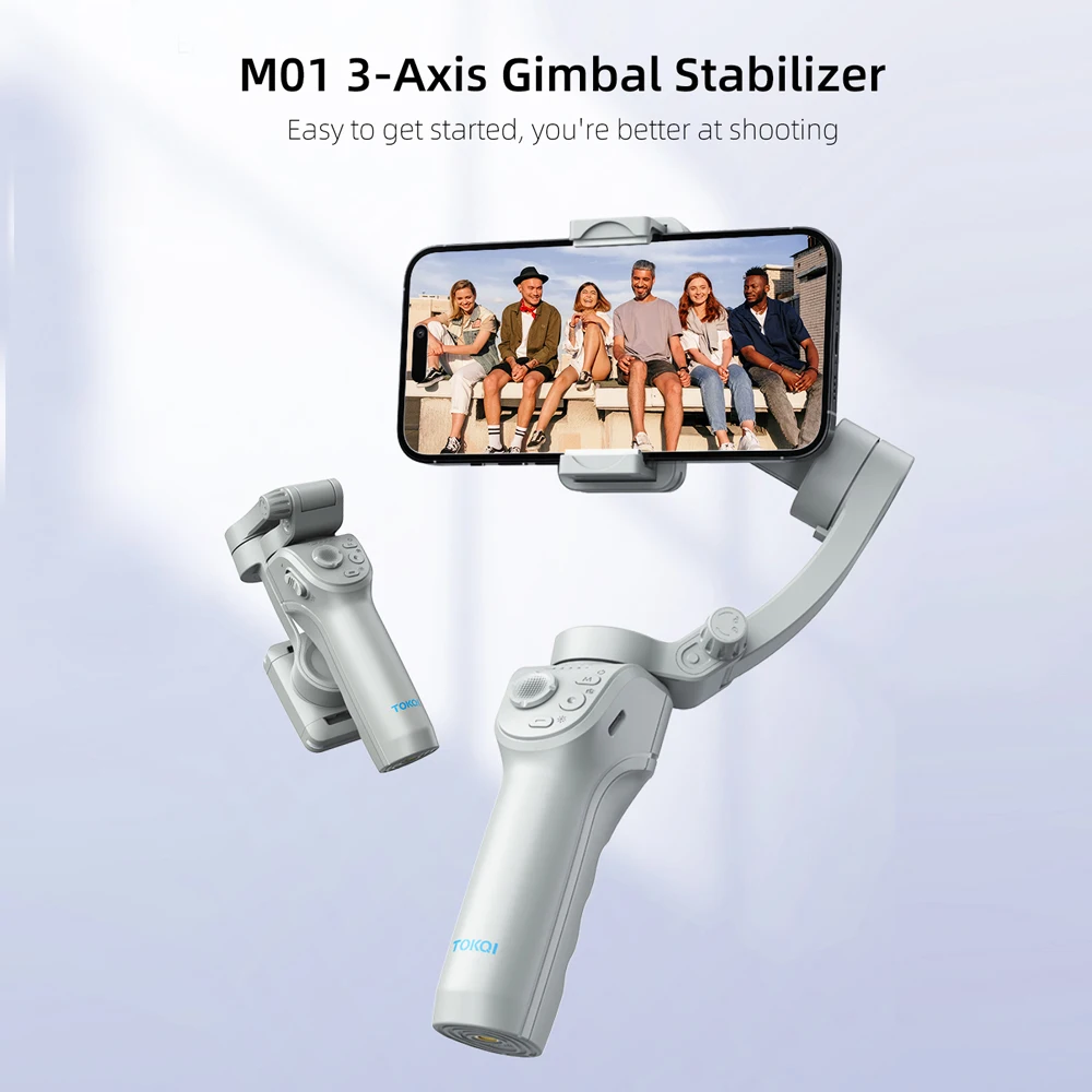 M013-axis Gimbal Stabilizer Intelligent Tracking Professional Portable ...