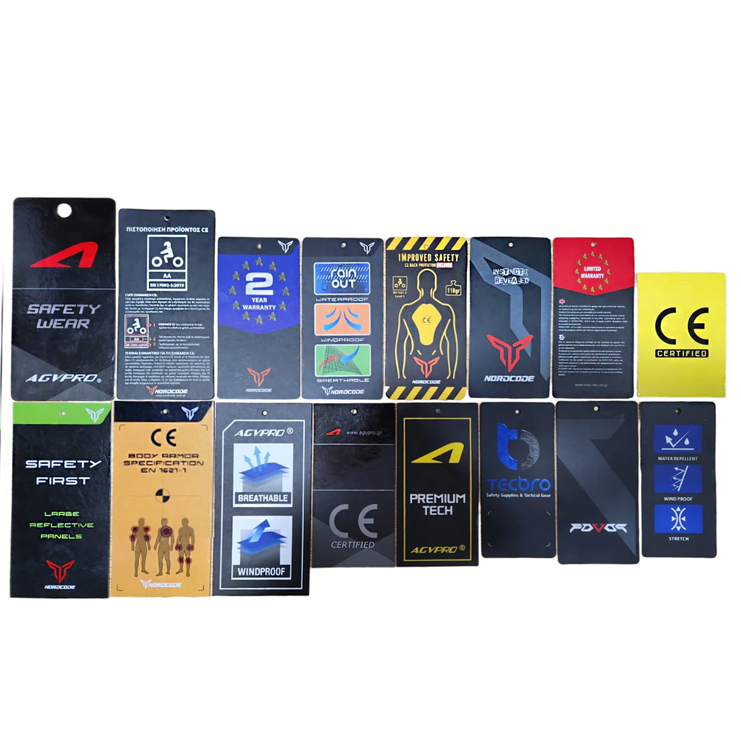 Wholesale Header Card Hangtag Custom Brand Name Logo Printed