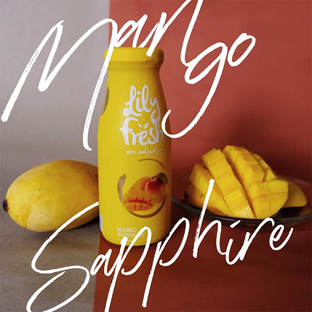 100% Mango Juice Lily Fresh Original Taste Classic Thailand Mango Sweet ...