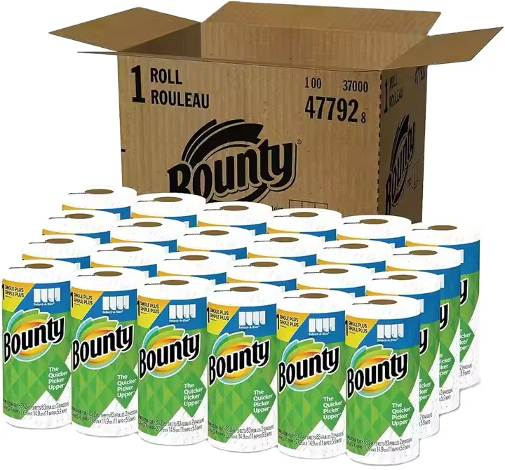 Bounty 3-Ply Disposable Soft Paper Towel Absorbent and Washable for ...