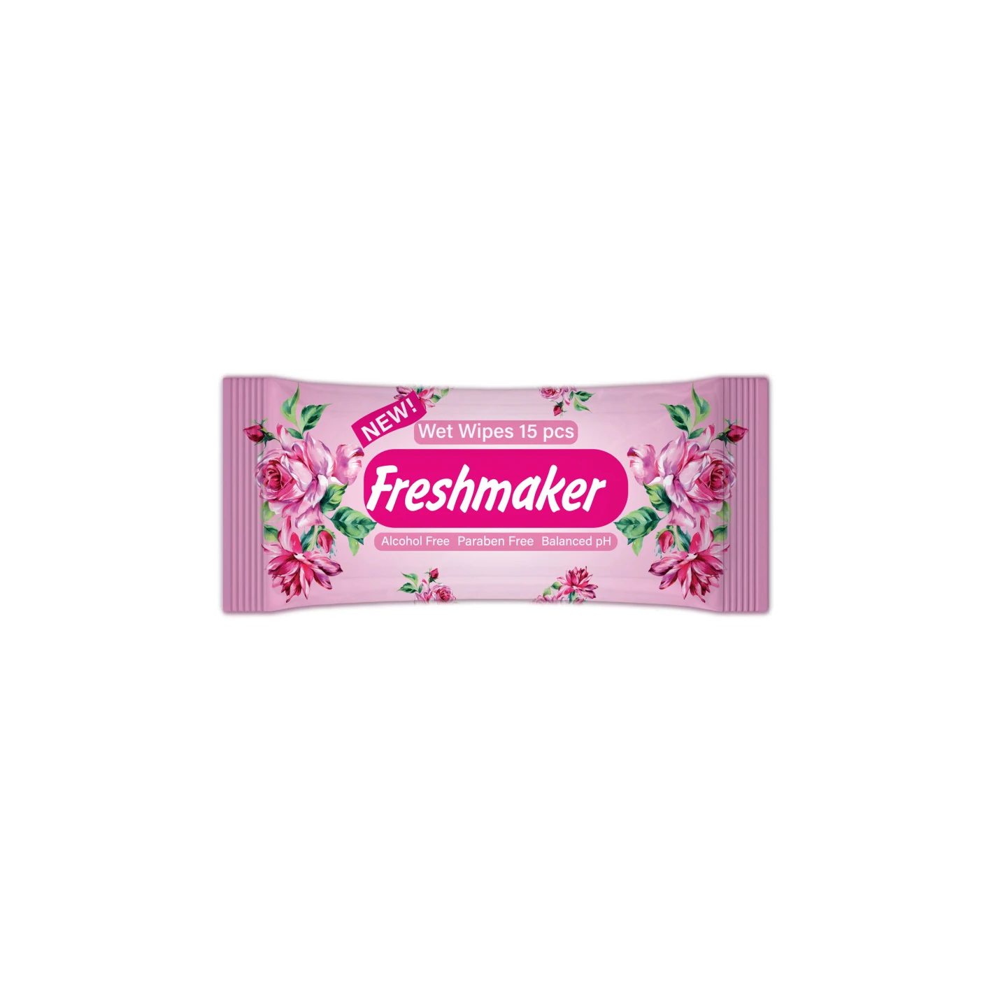 Wet Wipes Freshmaker Flower Pocket 15 Pieces 11*19cm - 35gsm High ...