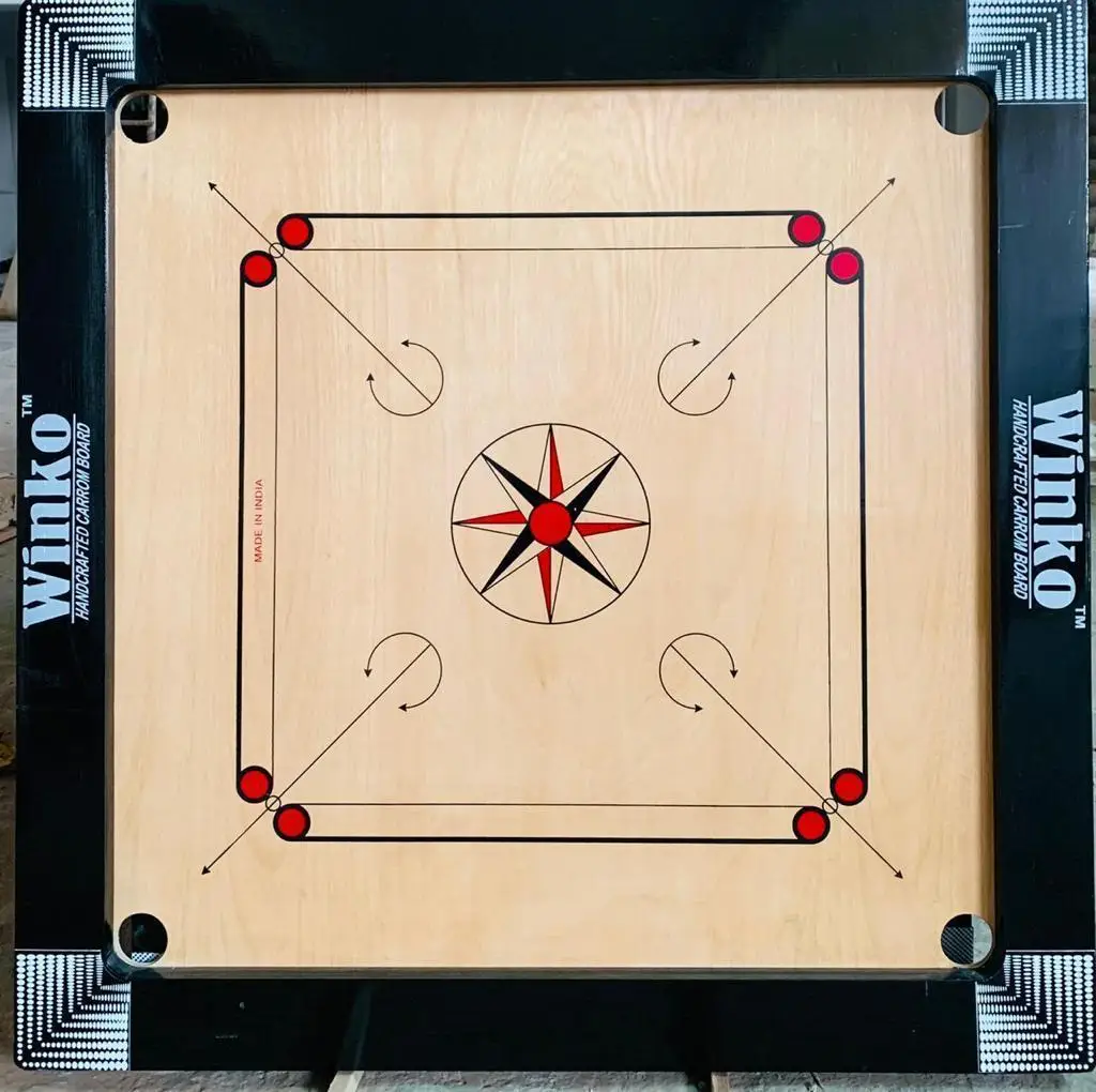Handmade Wooden Large Size Custom Wooden Carrom Board for Gifts for ...