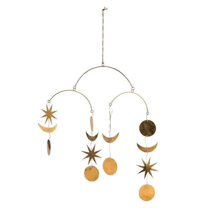 Moon Metal Garland Garland Elegant Christmas Front Door Metal Wreath ...