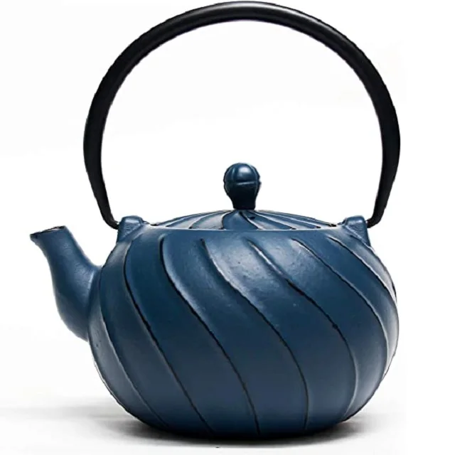 Customized Handmade Metal Turkish Coffee Tea Pot - Sky Blue